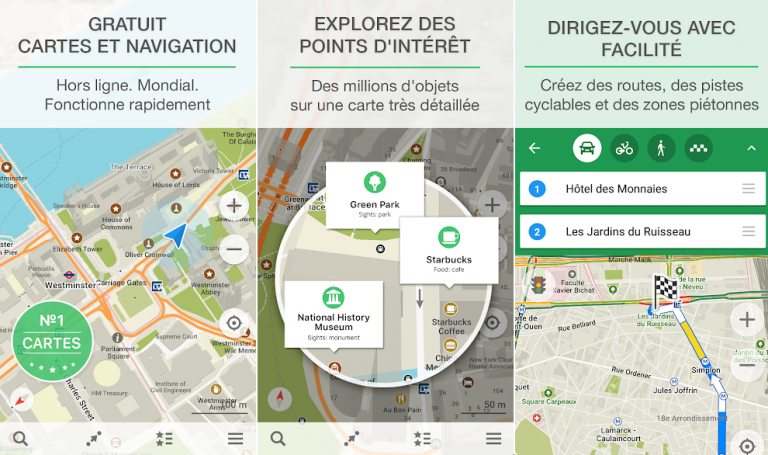 GPS sans internet gratuits, Top 5 ! | Prixtel